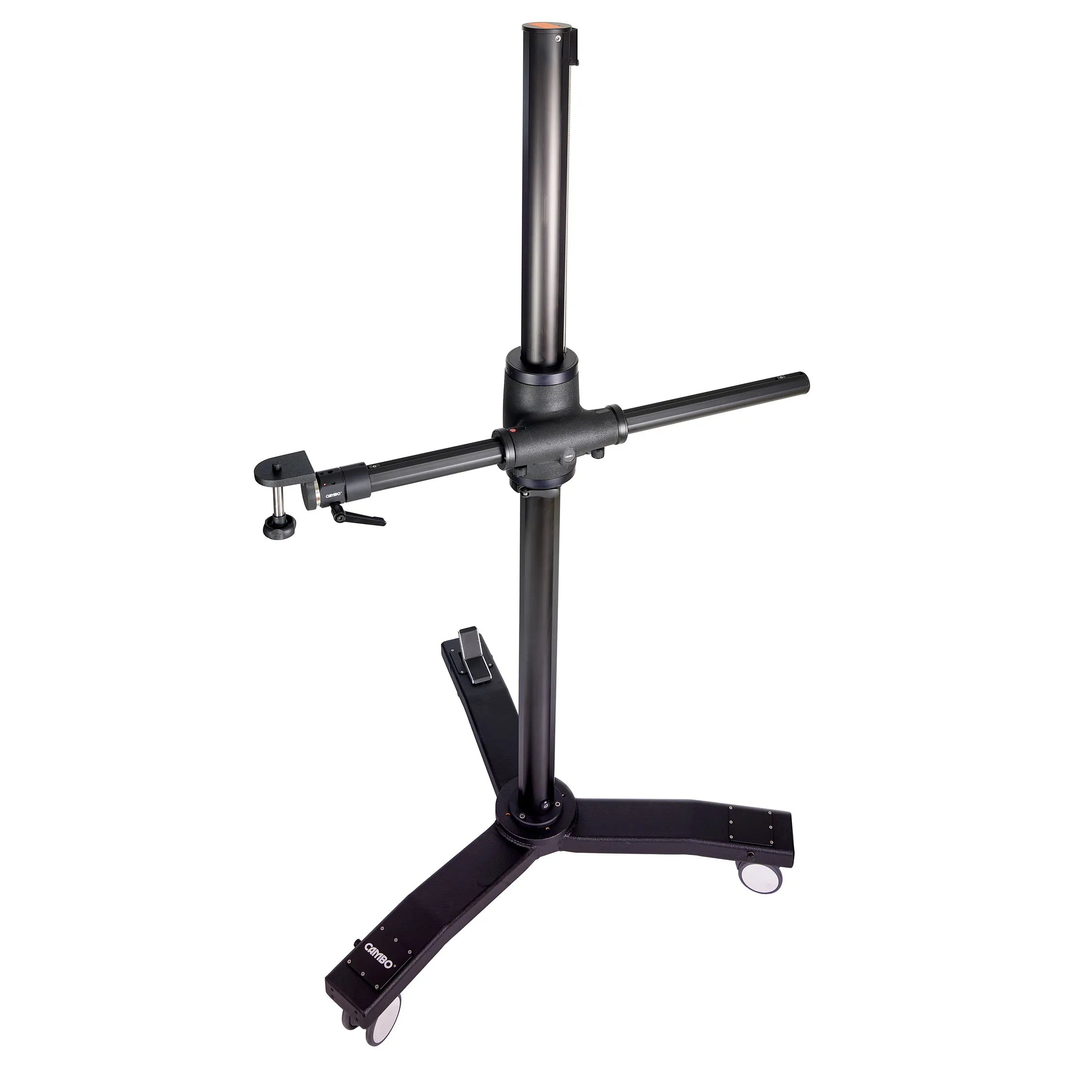 8' MBU Stand including Column, Pedal Base, Geared Crossarm, and 3/8" C ...